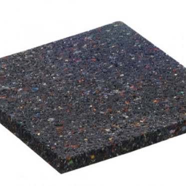 Vaste rubber tegeldragers 10x10x1,5
